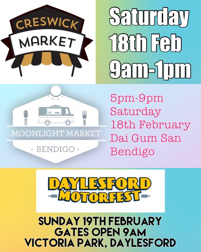 Busy Weekend! 18th & 19th February – ELEPHANT ROCK STREET FOODS