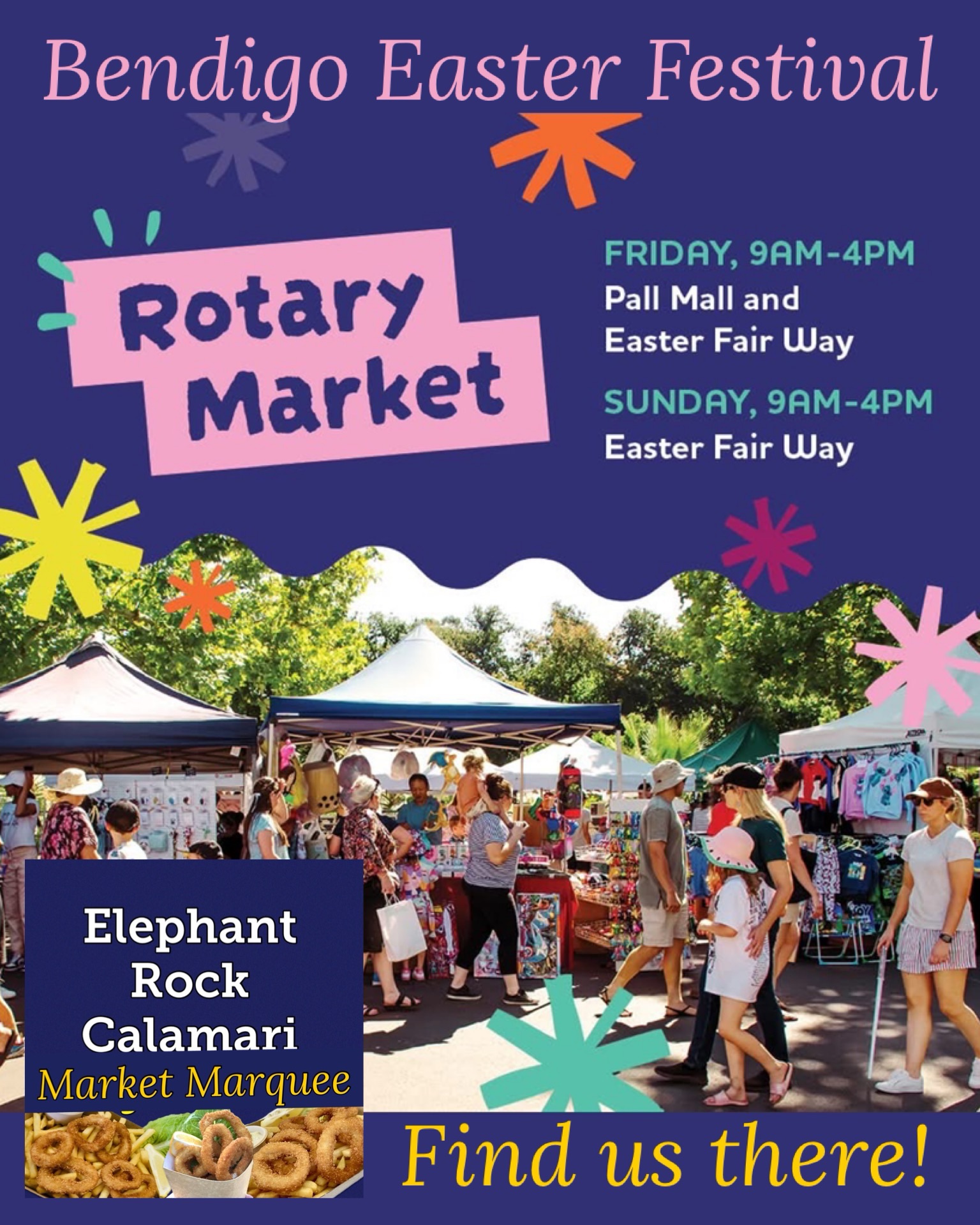 Easter in Bendigo! – ELEPHANT ROCK CALAMARI